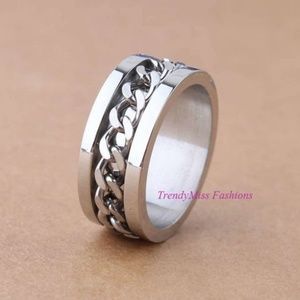 Jewelry | 525 Biker Chain Stainless Steel Rotating Band 54 | Poshmark
